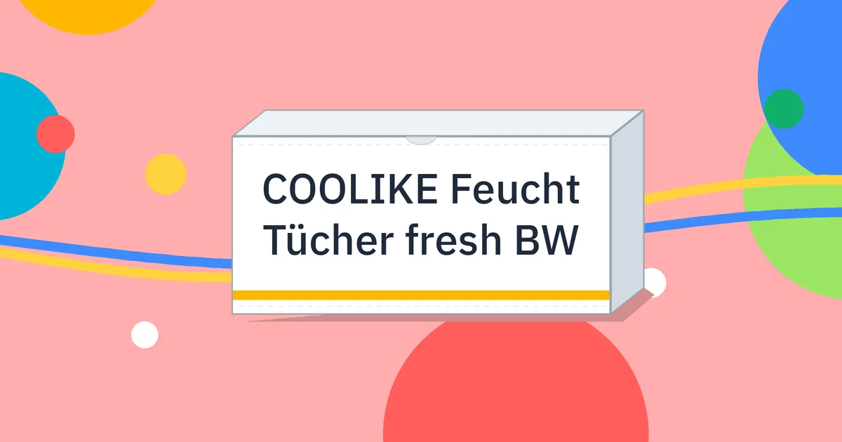 Symbolbild: Packung mit der Aufschrift COOLIKE Feucht Tücher fresh BW (PZN 03046072) – Verfügbarkeit und Bezug in Apotheken in Frankfurt am Main