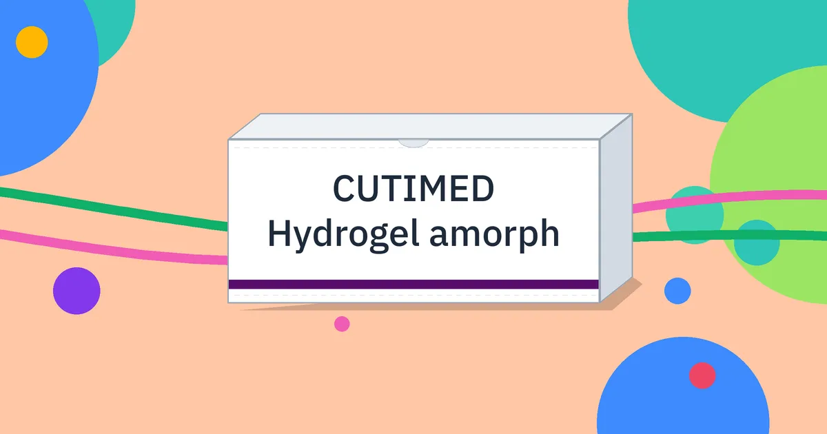 Symbolbild: Packung mit der Aufschrift CUTIMED Hydrogel amorph (PZN 05490138) – Verfügbarkeit und Bezug in Apotheken in Frankfurt am Main