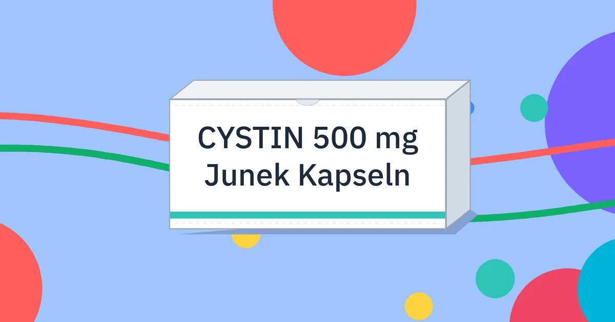 Symbolbild: Packung mit der Aufschrift CYSTIN 500 mg Junek Kapseln (PZN 00132500) – Verfügbarkeit und Bezug in Apotheken in Frankfurt am Main