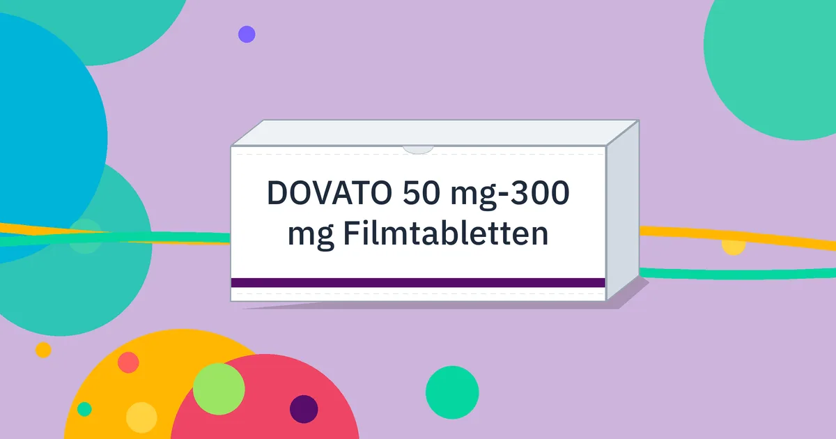 Symbolbild: Packung mit der Aufschrift DOVATO 50 mg-300 mg Filmtabletten (PZN 18771117) – Verfügbarkeit und Bezug in Apotheken in Frankfurt am Main