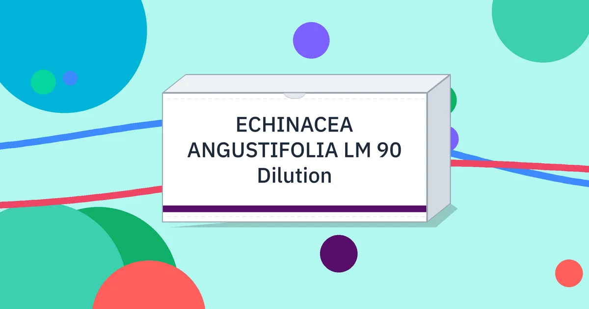 Symbolbild: Packung mit der Aufschrift ECHINACEA ANGUSTIFOLIA LM 90 Dilution (PZN 12844217) – Verfügbarkeit und Bezug in Apotheken in Frankfurt am Main