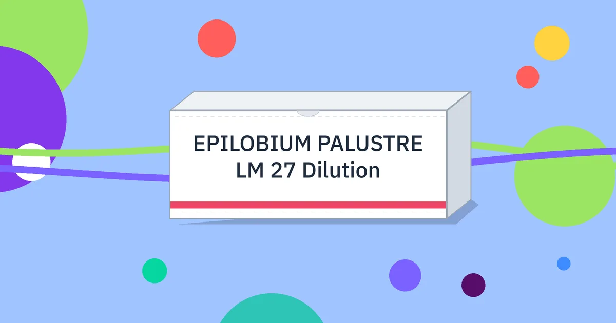 Symbolbild: Packung mit der Aufschrift EPILOBIUM PALUSTRE LM 27 Dilution (PZN 13472278) – Verfügbarkeit und Bezug in Apotheken in Frankfurt am Main