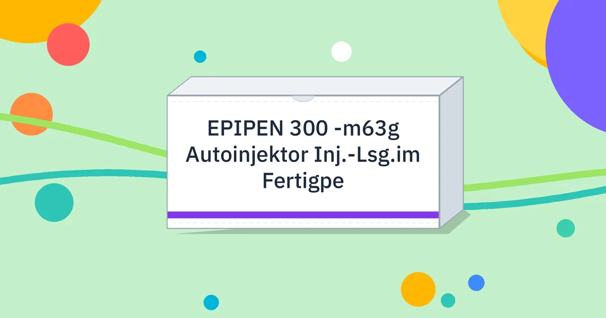 Symbolbild: Packung mit der Aufschrift EPIPEN 300 -m63g Autoinjektor Inj.-Lsg.im Fertigpe (PZN 13968393) – Verfügbarkeit und Bezug in Apotheken in Frankfurt am Main