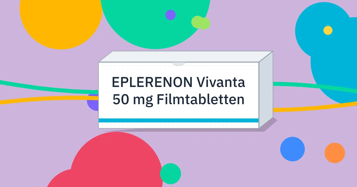 Symbolbild: Packung mit der Aufschrift EPLERENON Vivanta 50 mg Filmtabletten (PZN 16931829) – Verfügbarkeit und Bezug in Apotheken in Frankfurt am Main