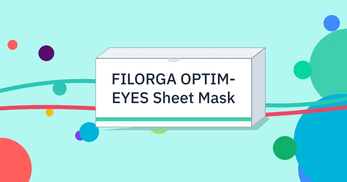 Symbolbild: Packung mit der Aufschrift FILORGA OPTIM-EYES Sheet Mask (PZN 19888790) – Verfügbarkeit und Bezug in Apotheken in Frankfurt am Main