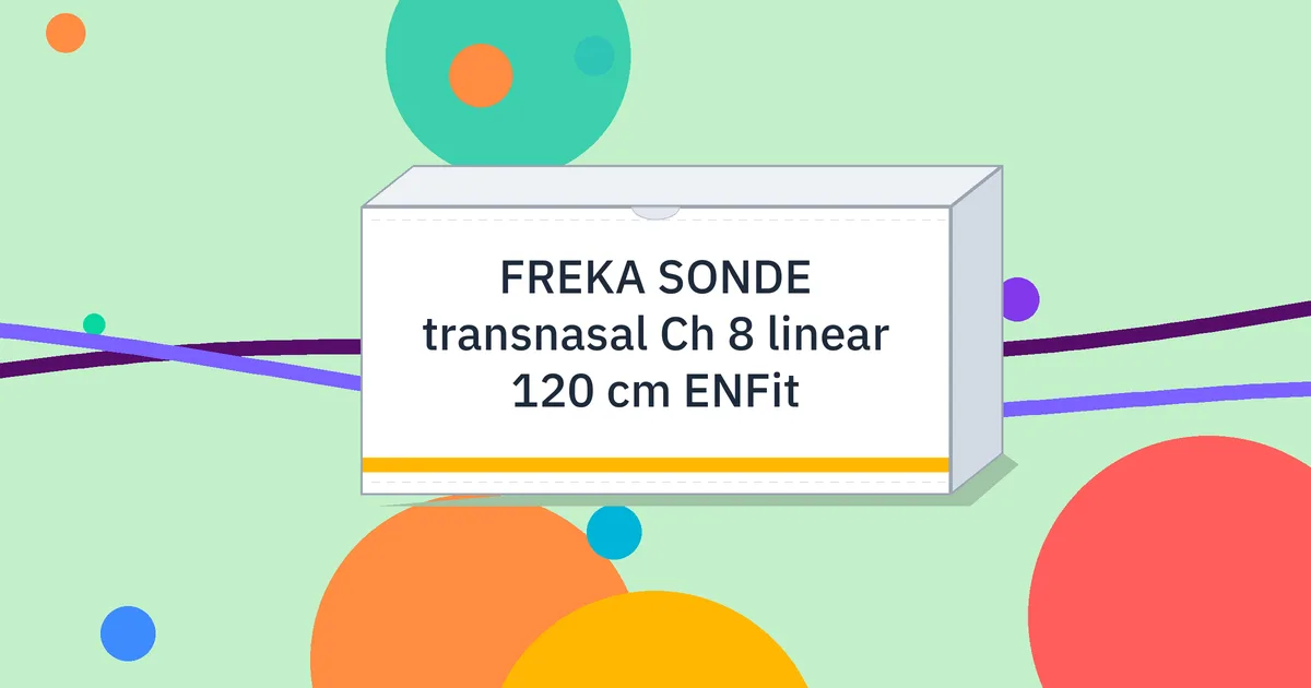 Symbolbild: Packung mit der Aufschrift FREKA SONDE transnasal Ch 8 linear 120 cm ENFit (PZN 12351041) – Verfügbarkeit und Bezug in Apotheken in Frankfurt am Main