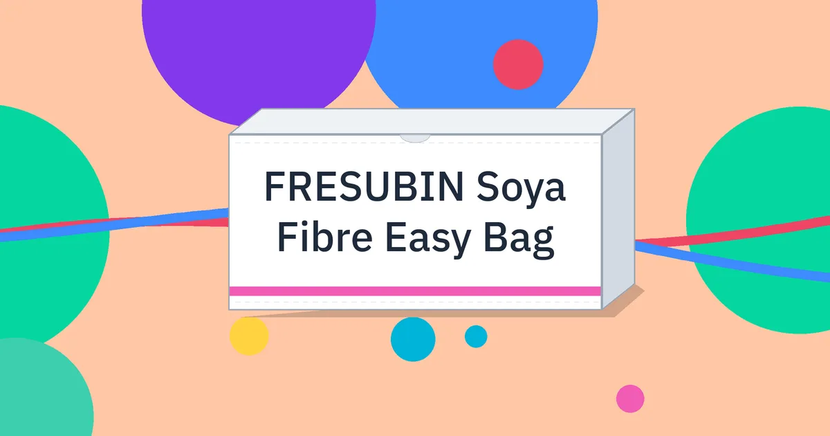Symbolbild: Packung mit der Aufschrift FRESUBIN Soya Fibre Easy Bag (PZN 01027030) – Verfügbarkeit und Bezug in Apotheken in Frankfurt am Main