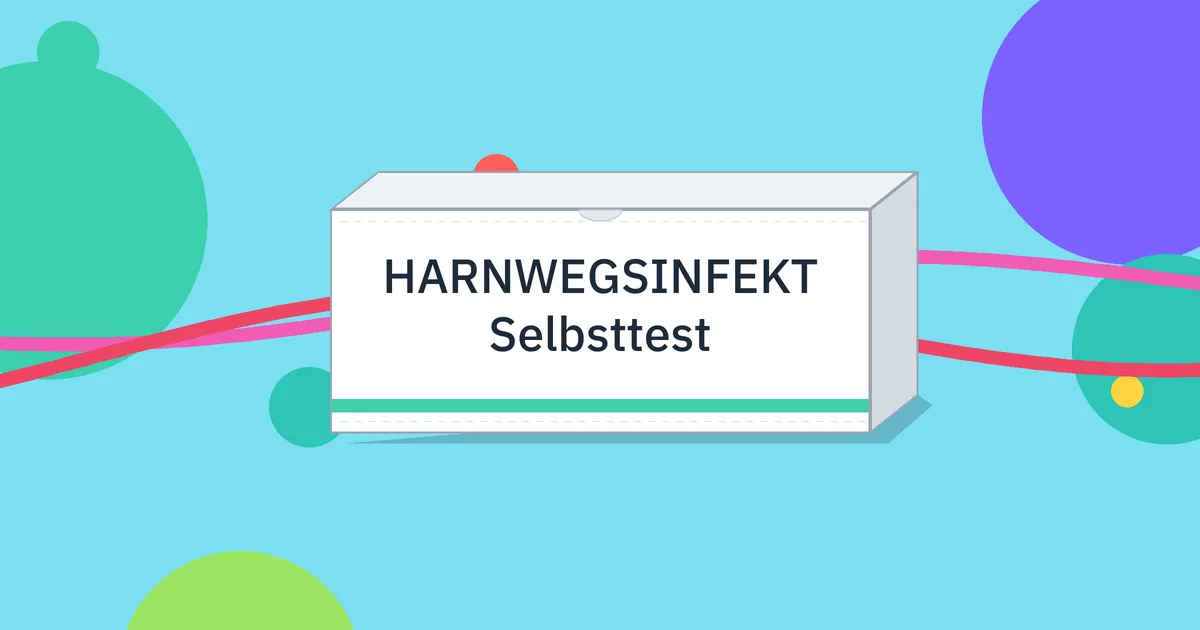 Symbolbild: Packung mit der Aufschrift HARNWEGSINFEKT Selbsttest (PZN 19431872) – Verfügbarkeit und Bezug in Apotheken in Frankfurt am Main