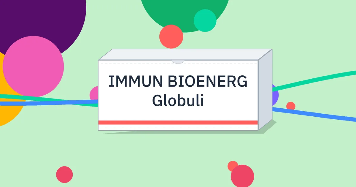 Symbolbild: Packung mit der Aufschrift IMMUN BIOENERG Globuli (PZN 13985397) – Verfügbarkeit und Bezug in Apotheken in Frankfurt am Main