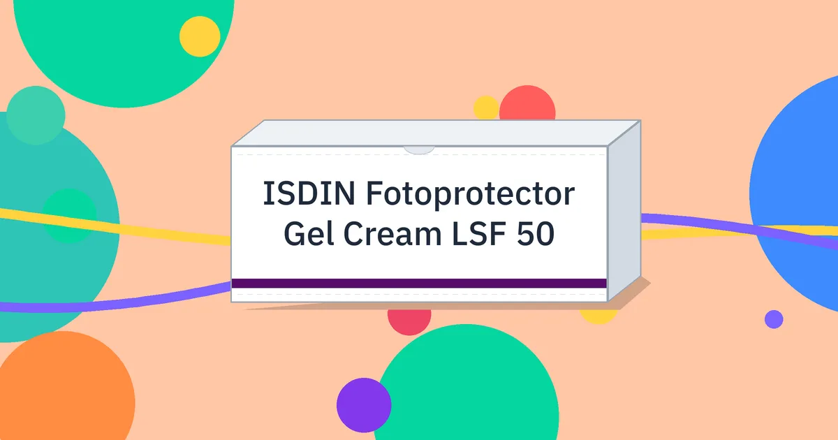 Symbolbild: Packung mit der Aufschrift ISDIN Fotoprotector Gel Cream LSF 50 (PZN 18129473) – Verfügbarkeit und Bezug in Apotheken in Frankfurt am Main