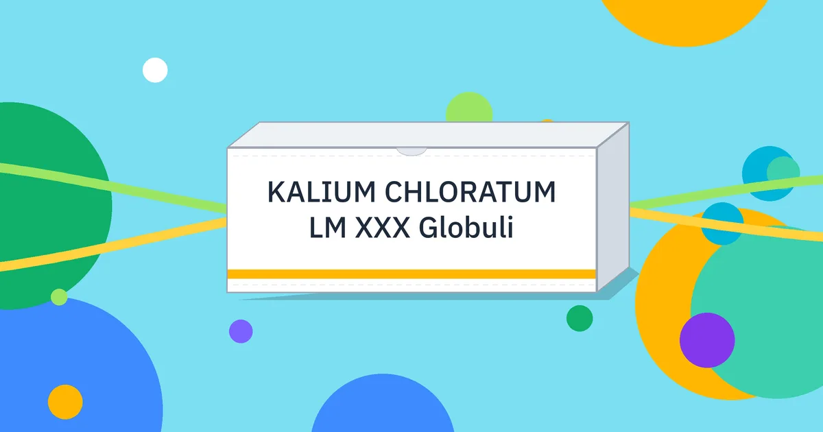 Symbolbild: Packung mit der Aufschrift KALIUM CHLORATUM LM XXX Globuli (PZN 02822373) – Verfügbarkeit und Bezug in Apotheken in Frankfurt am Main