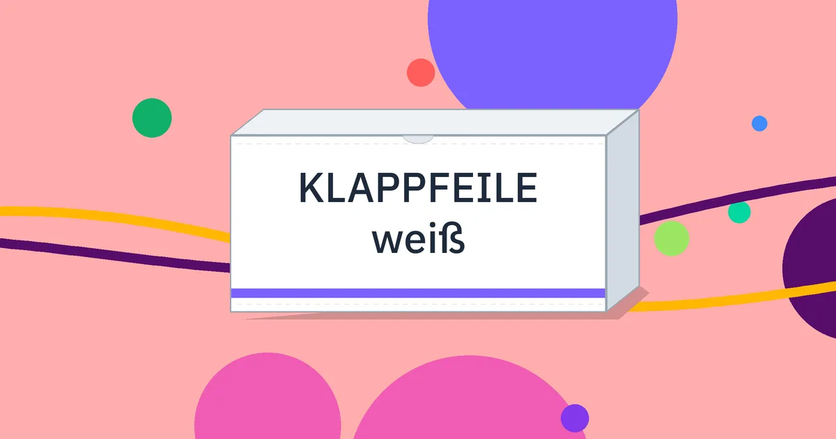 Symbolbild: Packung mit der Aufschrift KLAPPFEILE weiß (PZN 01505311) – Verfügbarkeit und Bezug in Apotheken in Frankfurt am Main