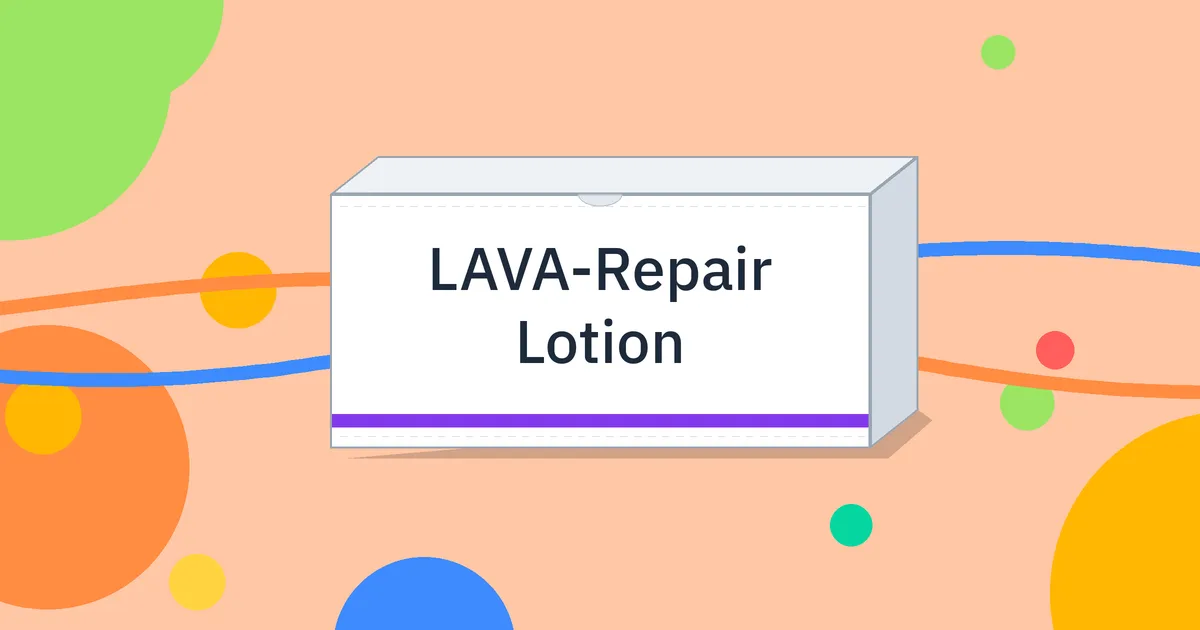 Symbolbild: Packung mit der Aufschrift LAVA-Repair Lotion (PZN 18487959) – Verfügbarkeit und Bezug in Apotheken in Frankfurt am Main