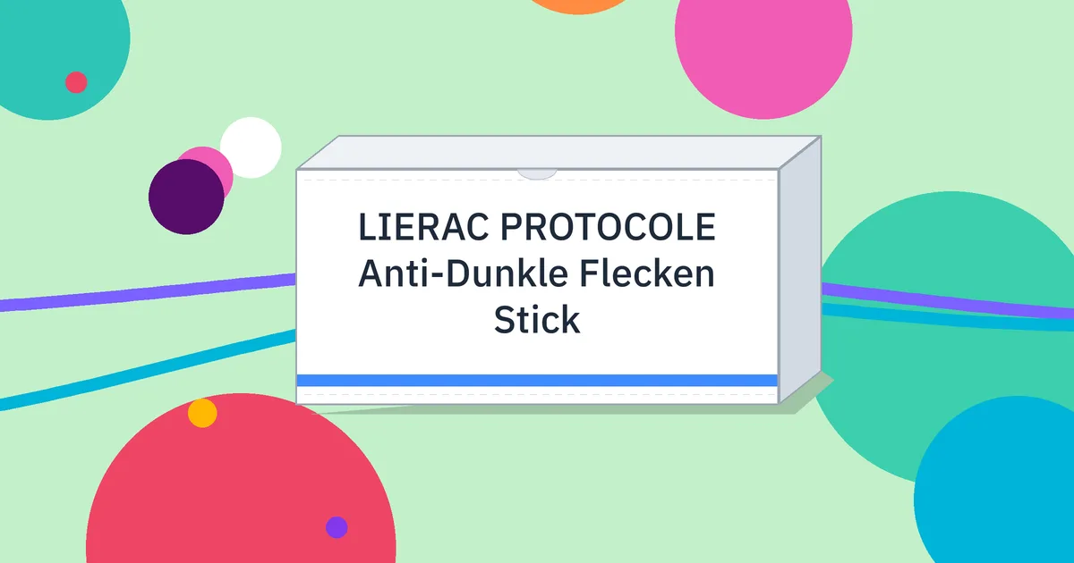 Symbolbild: Packung mit der Aufschrift LIERAC PROTOCOLE Anti-Dunkle Flecken Stick (PZN 19478945) – Verfügbarkeit und Bezug in Apotheken in Frankfurt am Main