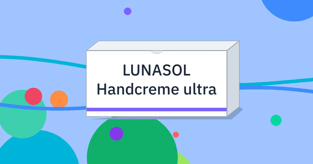 Symbolbild: Packung mit der Aufschrift LUNASOL Handcreme ultra (PZN 19755379) – Verfügbarkeit und Bezug in Apotheken in Frankfurt am Main