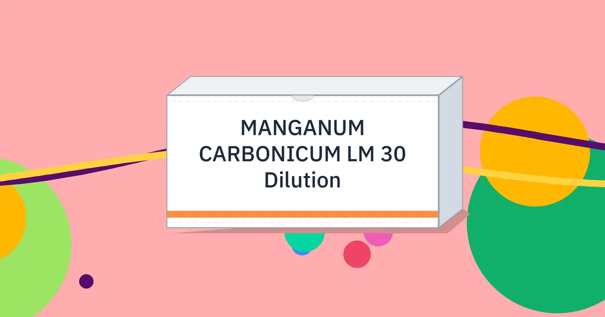 Symbolbild: Packung mit der Aufschrift MANGANUM CARBONICUM LM 30 Dilution (PZN 12943037) – Verfügbarkeit und Bezug in Apotheken in Frankfurt am Main