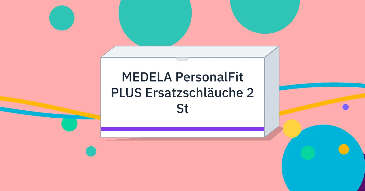 Symbolbild: Packung mit der Aufschrift MEDELA PersonalFit PLUS Ersatzschläuche 2 St (PZN 16823270) – Verfügbarkeit und Bezug in Apotheken in Frankfurt am Main