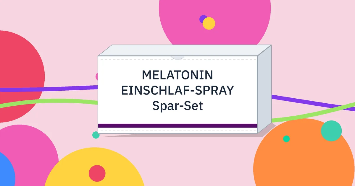 Symbolbild: Packung mit der Aufschrift MELATONIN EINSCHLAF-SPRAY Spar-Set (PZN 19054369) – Verfügbarkeit und Bezug in Apotheken in Frankfurt am Main