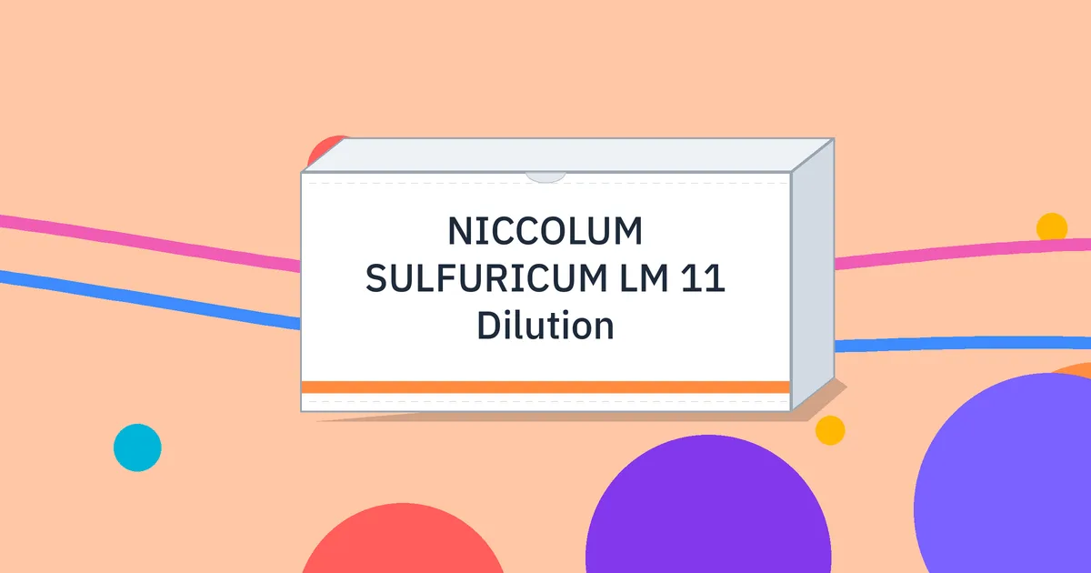 Symbolbild: Packung mit der Aufschrift NICCOLUM SULFURICUM LM 11 Dilution (PZN 12968623) – Verfügbarkeit und Bezug in Apotheken in Frankfurt am Main