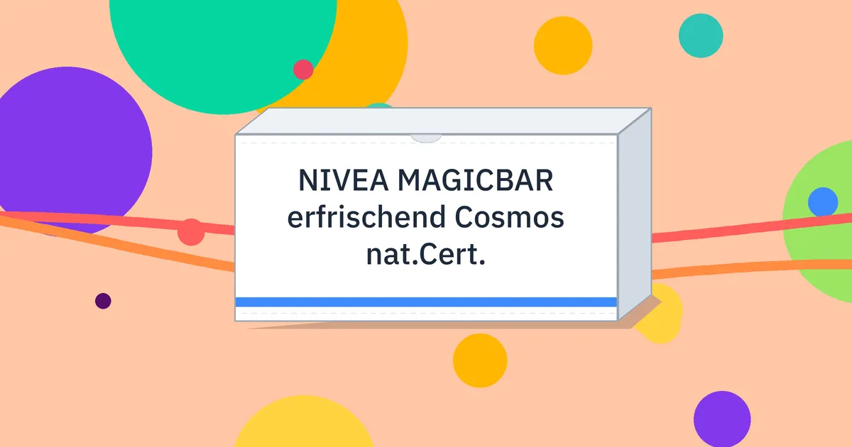 Symbolbild: Packung mit der Aufschrift NIVEA MAGICBAR erfrischend Cosmos nat.Cert. (PZN 17624673) – Verfügbarkeit und Bezug in Apotheken in Frankfurt am Main