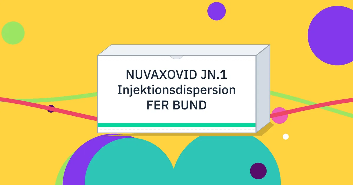 Symbolbild: Packung mit der Aufschrift NUVAXOVID JN.1 Injektionsdispersion FER BUND (PZN 20084401) – Verfügbarkeit und Bezug in Apotheken in Frankfurt am Main