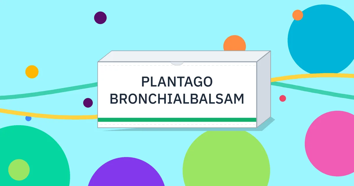 Symbolbild: Packung mit der Aufschrift PLANTAGO BRONCHIALBALSAM (PZN 02198472) – Verfügbarkeit und Bezug in Apotheken in Frankfurt am Main