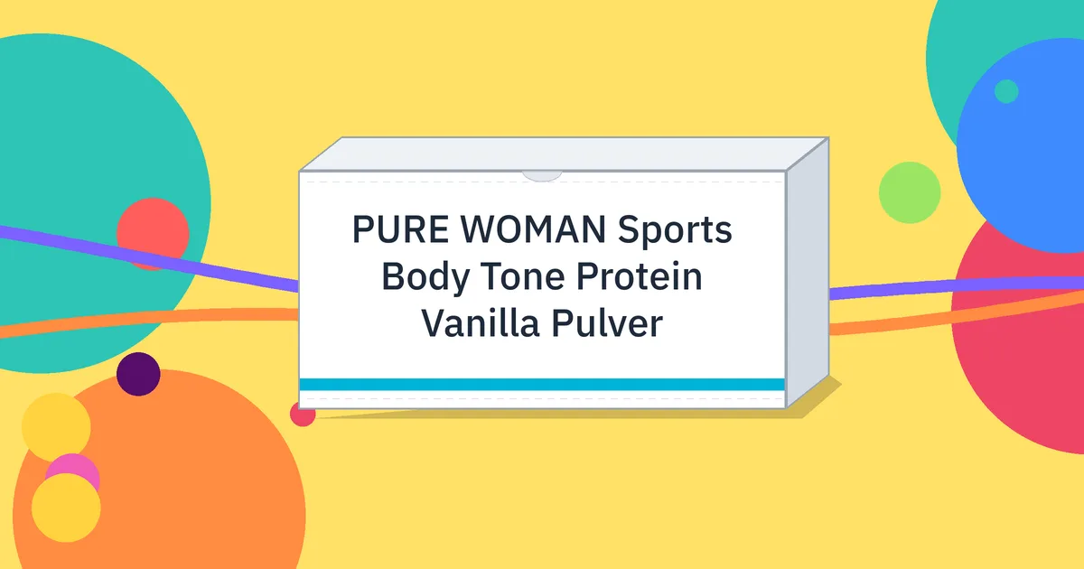 Symbolbild: Packung mit der Aufschrift PURE WOMAN Sports Body Tone Protein Vanilla Pulver (PZN 12670160) – Verfügbarkeit und Bezug in Apotheken in Frankfurt am Main
