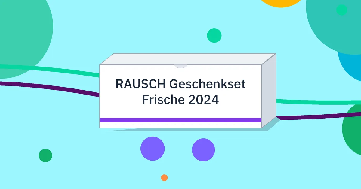 Symbolbild: Packung mit der Aufschrift RAUSCH Geschenkset Frische 2024 (PZN 19382168) – Verfügbarkeit und Bezug in Apotheken in Frankfurt am Main