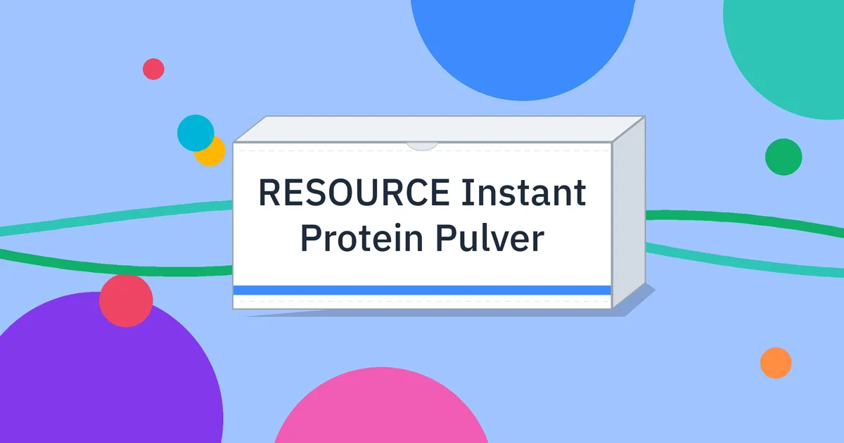 Symbolbild: Packung mit der Aufschrift RESOURCE Instant Protein Pulver (PZN 11847024) – Verfügbarkeit und Bezug in Apotheken in Frankfurt am Main
