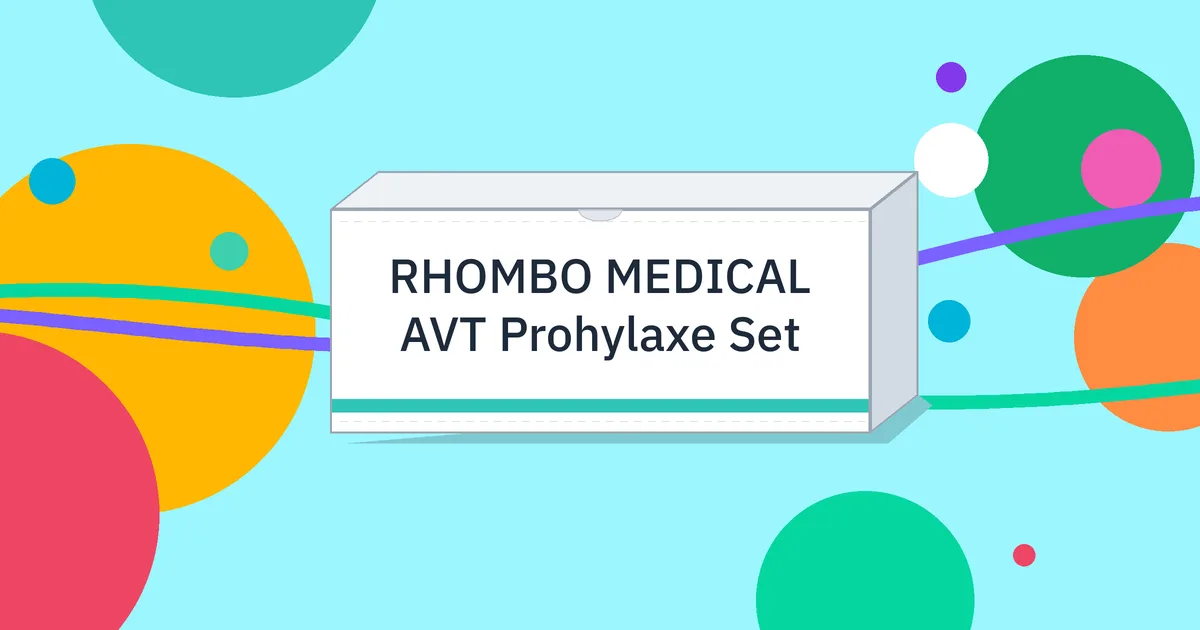 Symbolbild: Packung mit der Aufschrift RHOMBO MEDICAL AVT Prohylaxe Set (PZN 07738157) – Verfügbarkeit und Bezug in Apotheken in Frankfurt am Main