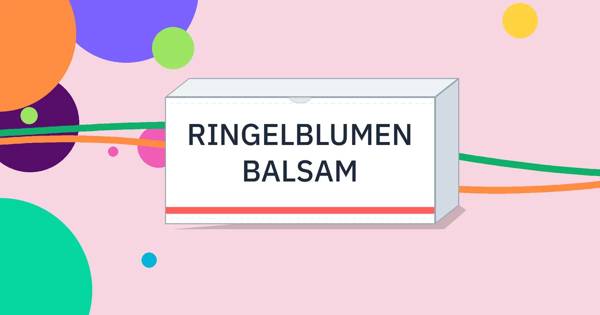Symbolbild: Packung mit der Aufschrift RINGELBLUMEN BALSAM (PZN 10555839) – Verfügbarkeit und Bezug in Apotheken in Frankfurt am Main
