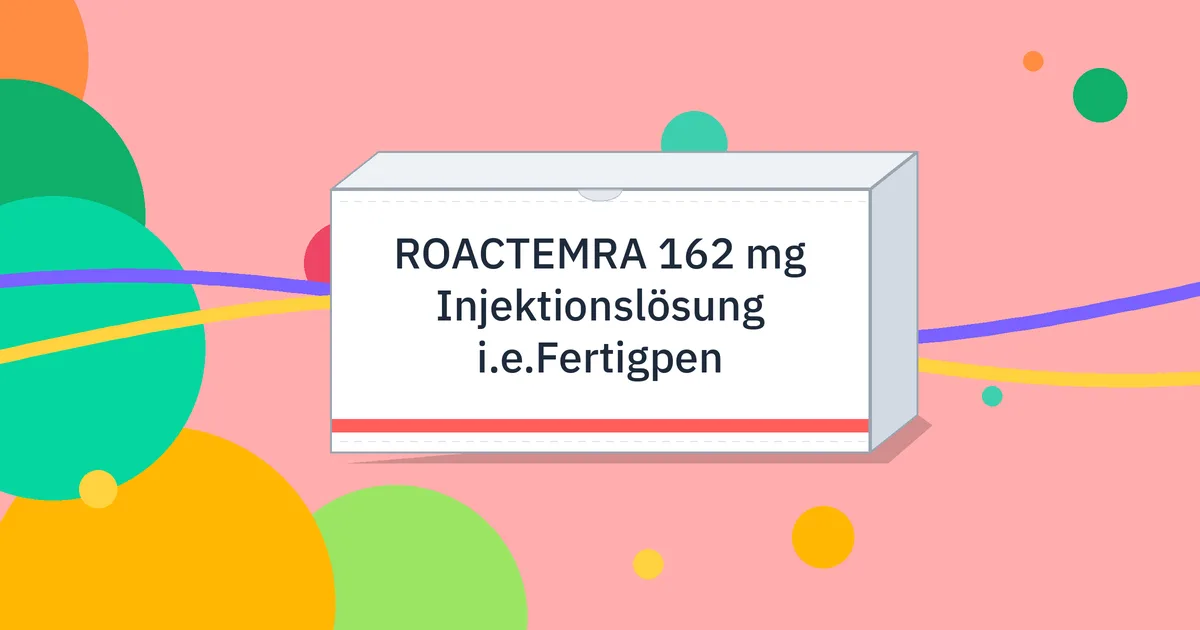 Symbolbild: Packung mit der Aufschrift ROACTEMRA 162 mg Injektionslösung i.e.Fertigpen (PZN 17396114) – Verfügbarkeit und Bezug in Apotheken in Frankfurt am Main