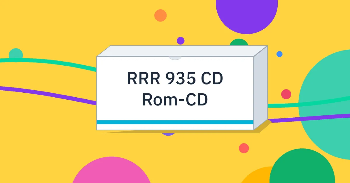 Symbolbild: Packung mit der Aufschrift RRR 935 CD Rom-CD (PZN 05975924) – Verfügbarkeit und Bezug in Apotheken in Frankfurt am Main