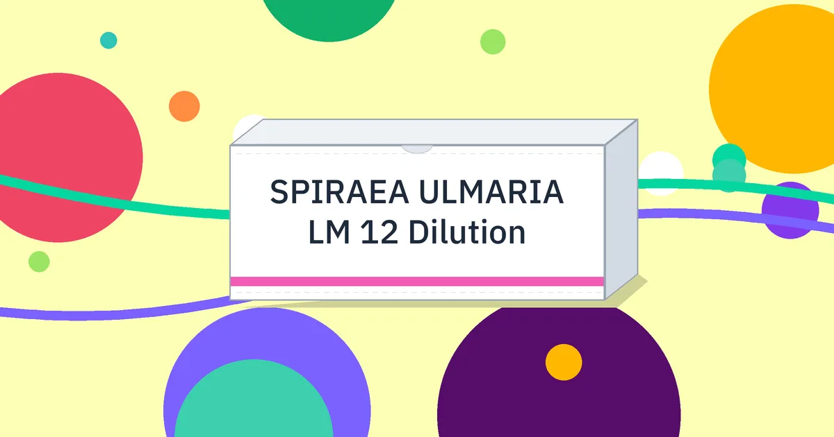 Symbolbild: Packung mit der Aufschrift SPIRAEA ULMARIA LM 12 Dilution (PZN 13196051) – Verfügbarkeit und Bezug in Apotheken in Frankfurt am Main