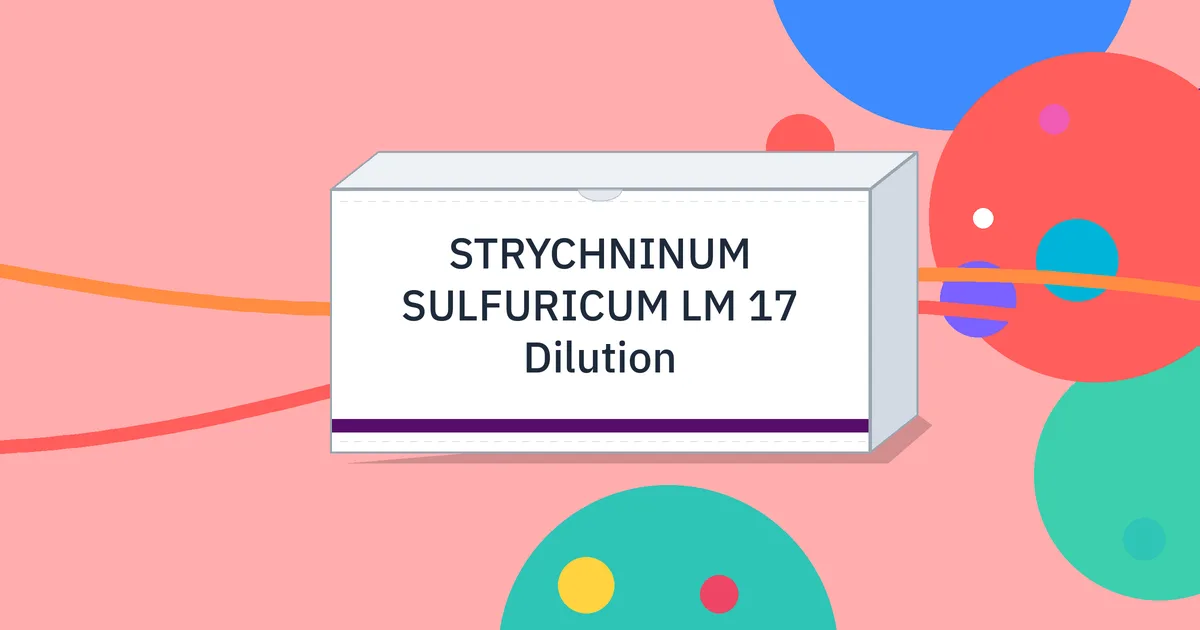 Symbolbild: Packung mit der Aufschrift STRYCHNINUM SULFURICUM LM 17 Dilution (PZN 13208191) – Verfügbarkeit und Bezug in Apotheken in Frankfurt am Main