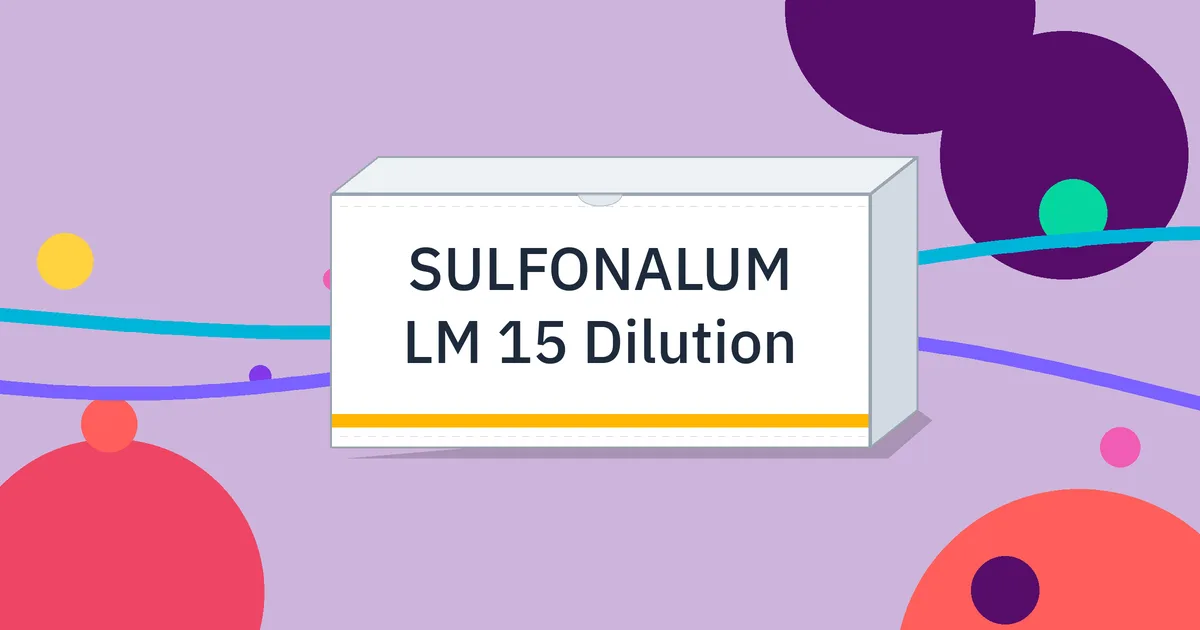Symbolbild: Packung mit der Aufschrift SULFONALUM LM 15 Dilution (PZN 13209552) – Verfügbarkeit und Bezug in Apotheken in Frankfurt am Main