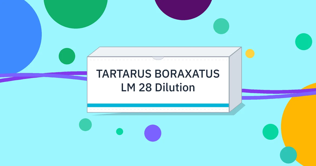 Symbolbild: Packung mit der Aufschrift TARTARUS BORAXATUS LM 28 Dilution (PZN 13214955) – Verfügbarkeit und Bezug in Apotheken in Frankfurt am Main