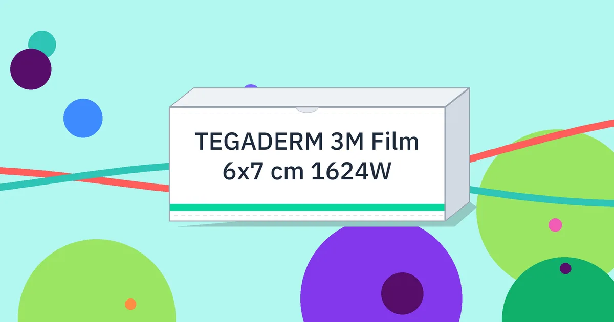 Symbolbild: Packung mit der Aufschrift TEGADERM 3M Film 6x7 cm 1624W (PZN 17164042) – Verfügbarkeit und Bezug in Apotheken in Frankfurt am Main