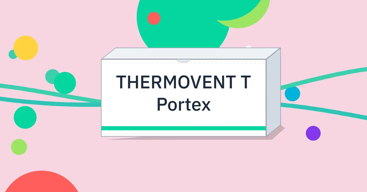 Symbolbild: Packung mit der Aufschrift THERMOVENT T Portex (PZN 03144202) – Verfügbarkeit und Bezug in Apotheken in Frankfurt am Main
