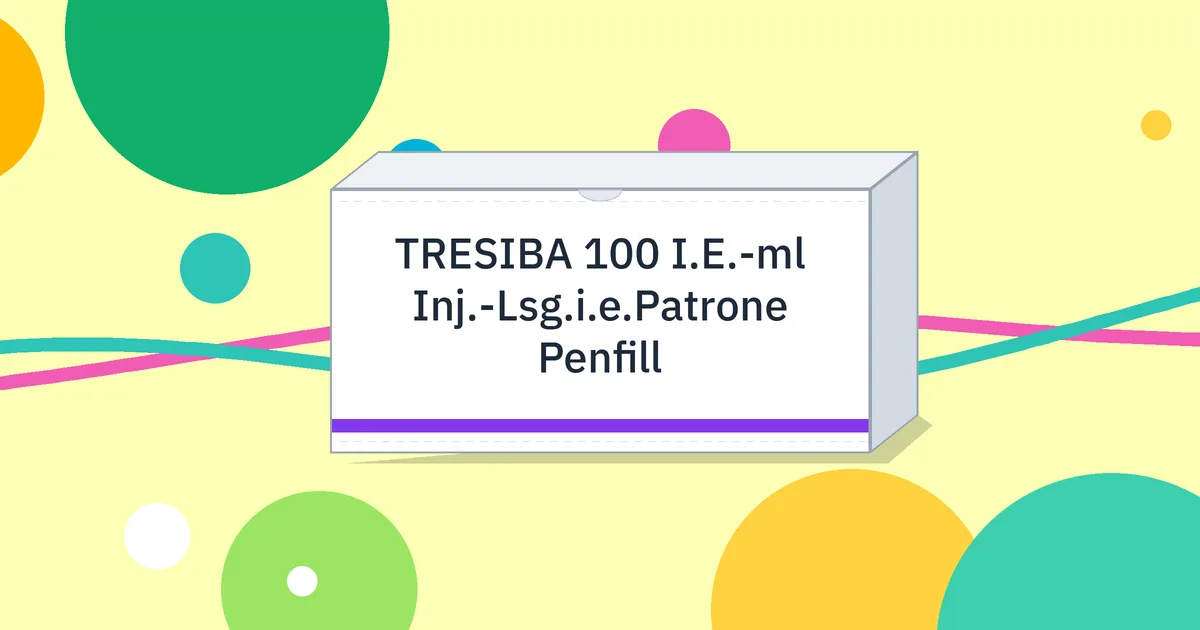 Symbolbild: Packung mit der Aufschrift TRESIBA 100 I.E.-ml Inj.-Lsg.i.e.Patrone Penfill (PZN 11695063) – Verfügbarkeit und Bezug in Apotheken in Frankfurt am Main