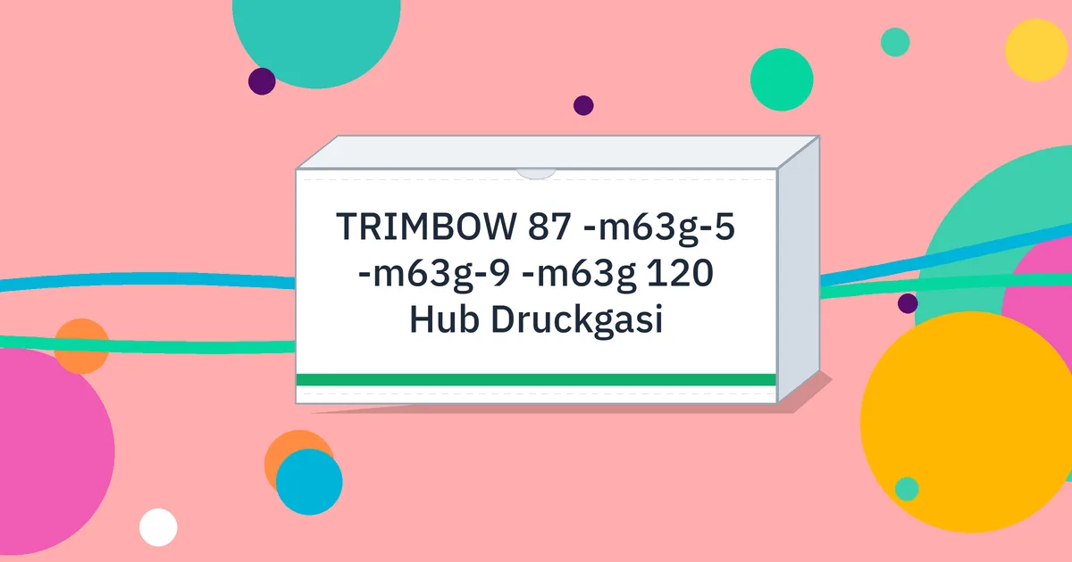 Symbolbild: Packung mit der Aufschrift TRIMBOW 87 -m63g-5 -m63g-9 -m63g 120 Hub Druckgasi (PZN 17439674) – Verfügbarkeit und Bezug in Apotheken in Frankfurt am Main