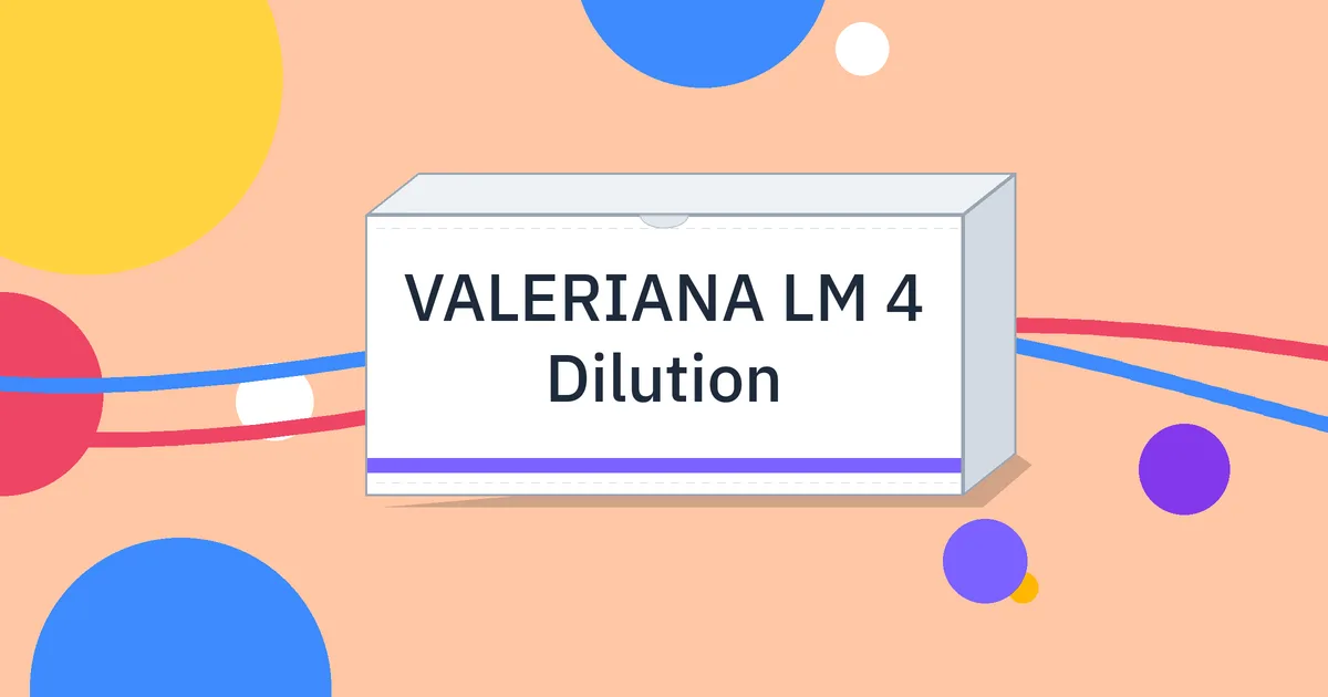 Symbolbild: Packung mit der Aufschrift VALERIANA LM 4 Dilution (PZN 13261446) – Verfügbarkeit und Bezug in Apotheken in Frankfurt am Main
