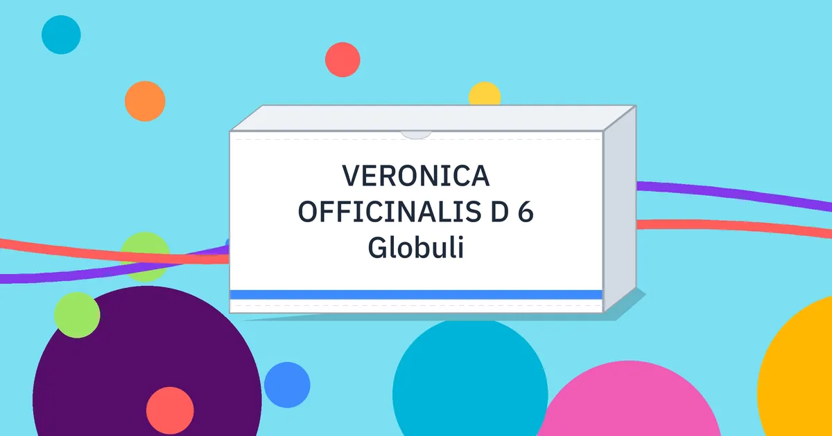 Symbolbild: Packung mit der Aufschrift VERONICA OFFICINALIS D 6 Globuli (PZN 16694565) – Verfügbarkeit und Bezug in Apotheken in Frankfurt am Main