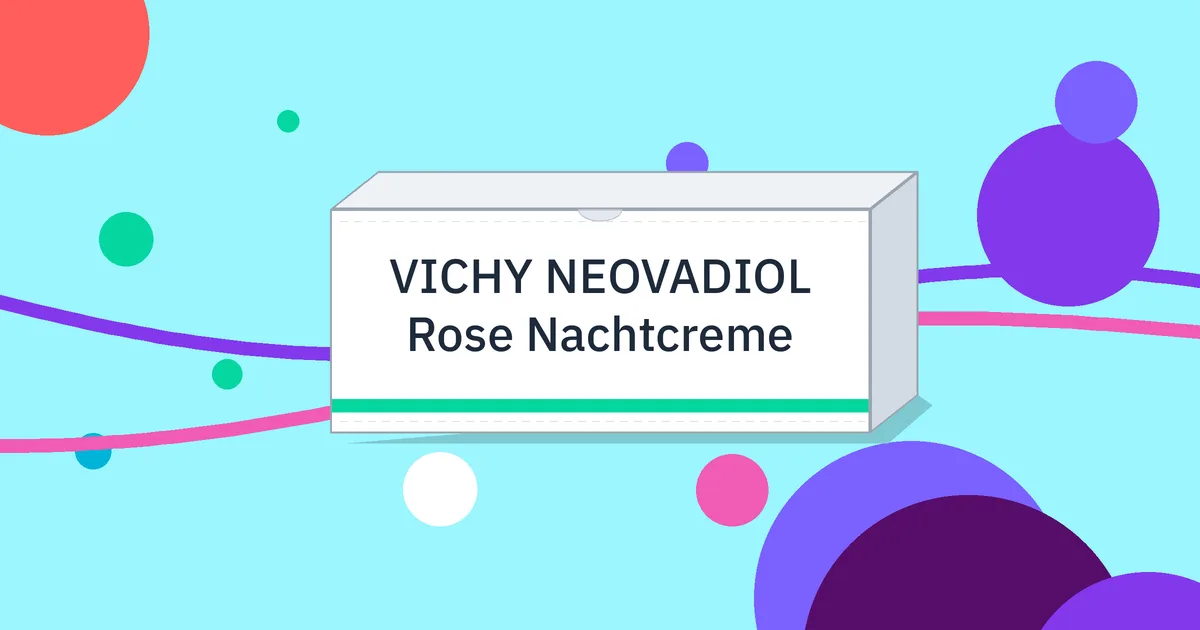 Symbolbild: Packung mit der Aufschrift VICHY NEOVADIOL Rose Nachtcreme (PZN 15386330) – Verfügbarkeit und Bezug in Apotheken in Frankfurt am Main