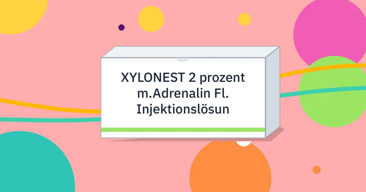 Symbolbild: Packung mit der Aufschrift XYLONEST 2 prozent m.Adrenalin Fl. Injektionslösun (PZN 03070283) – Verfügbarkeit und Bezug in Apotheken in Frankfurt am Main