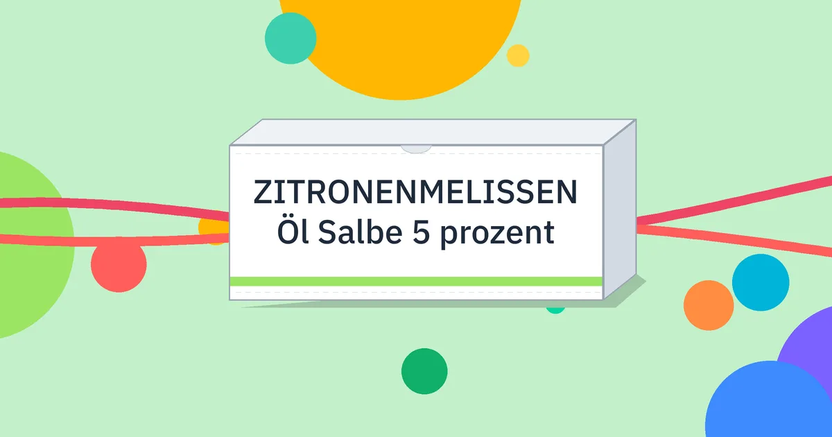 Symbolbild: Packung mit der Aufschrift ZITRONENMELISSEN Öl Salbe 5 prozent (PZN 18901755) – Verfügbarkeit und Bezug in Apotheken in Frankfurt am Main