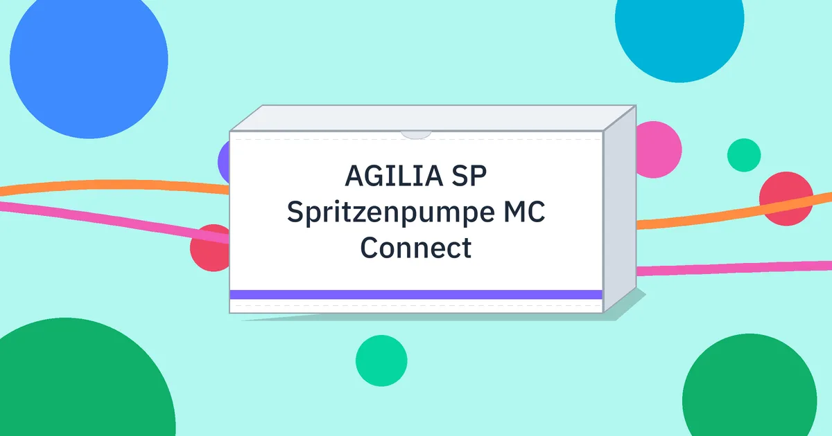Symbolbild: Packung mit der Aufschrift AGILIA SP Spritzenpumpe MC Connect (PZN 18058767) – Verfügbarkeit und Bezug in Apotheken in Frankfurt am Main