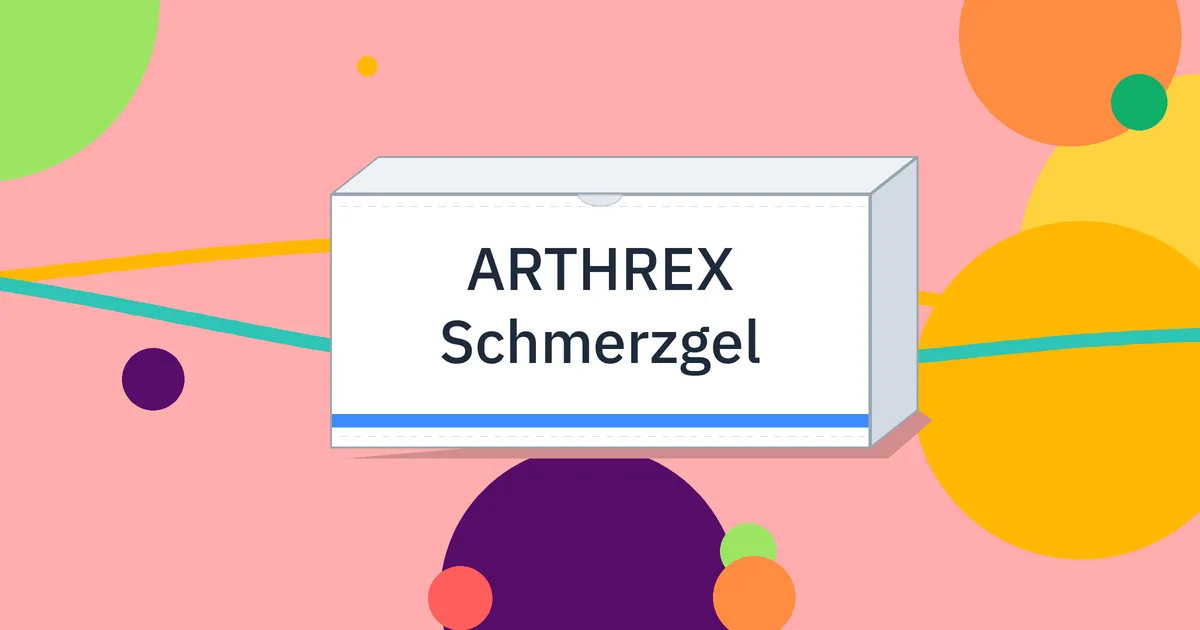 Symbolbild: Packung mit der Aufschrift ARTHREX Schmerzgel (PZN 06885399) – Verfügbarkeit und Bezug in Apotheken in Frankfurt am Main