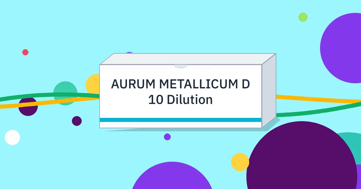 Symbolbild: Packung mit der Aufschrift AURUM METALLICUM D 10 Dilution (PZN 02608013) – Verfügbarkeit und Bezug in Apotheken in Frankfurt am Main