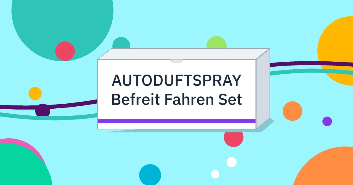 Symbolbild: Packung mit der Aufschrift AUTODUFTSPRAY Befreit Fahren Set (PZN 16942253) – Verfügbarkeit und Bezug in Apotheken in Frankfurt am Main